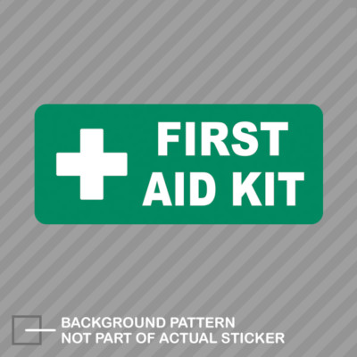 First Aid Kit Inside Sticker Decal Vinyl emergency rescue | eBay