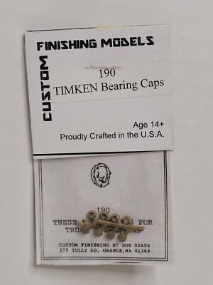 Custom Finishing Models HO Scale Timken Bearing Caps #190 | eBay