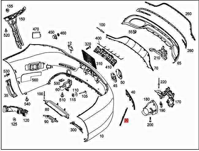 Genuine Mercedes-Benz Grille 2058856500 OEM for sale online | eBay