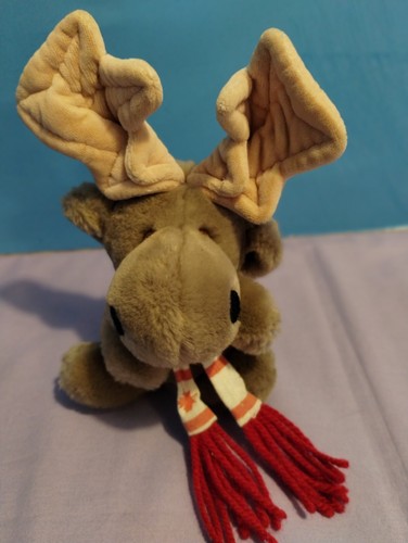 VTG 1985 Moogy Canadian Moose Plush Stuffed Animal Ganz Bros Heritage ...