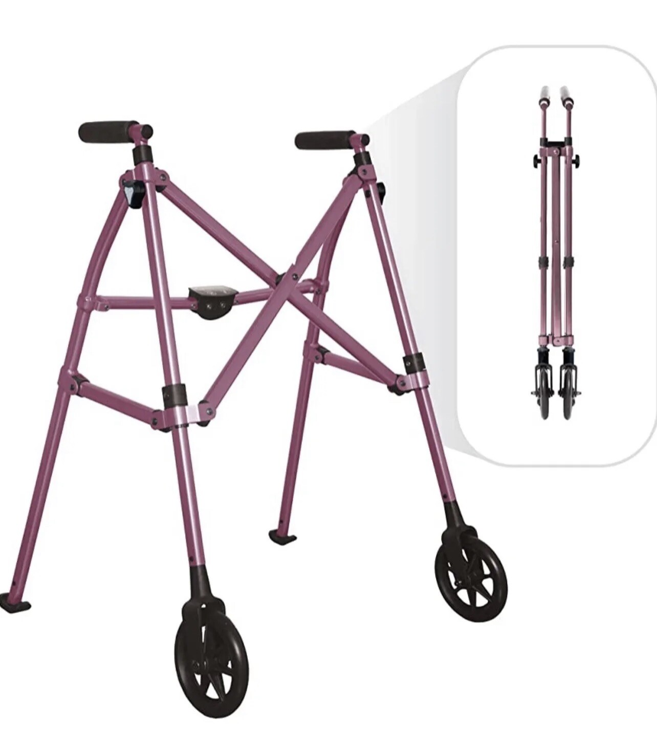Able Life Space Saver Rollator - Regal Rose (4250-RR) for sale online ...