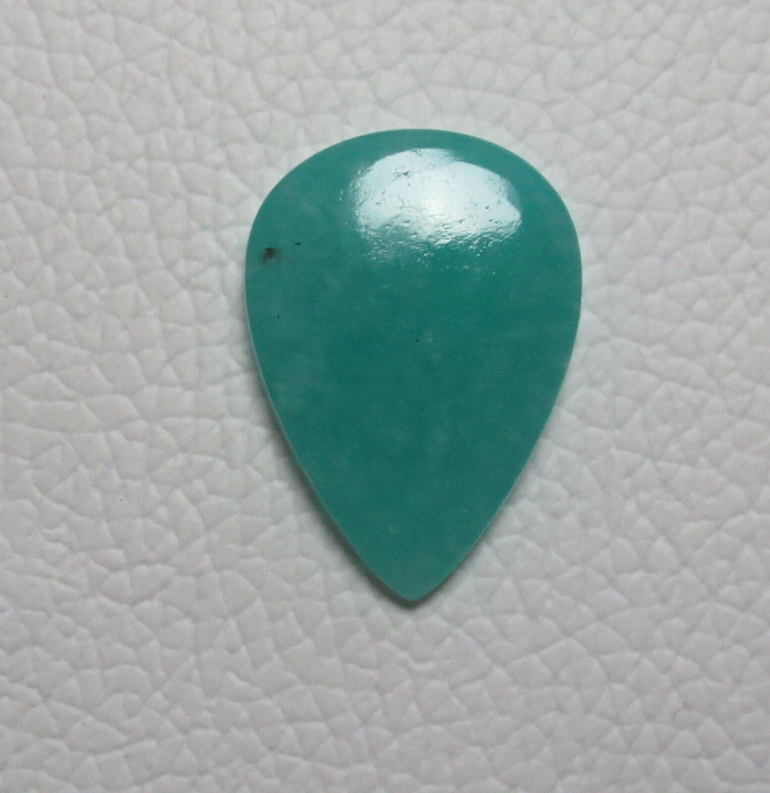 Amazonite rose cut Pear 16.90 Cts flat back cabochon natural gemstone G ...
