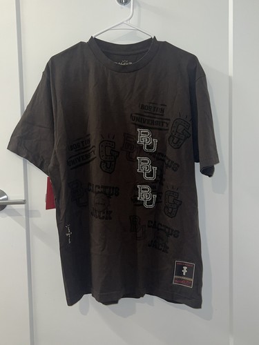 Travis Scott/Boston University/BU/Cactus Jack T-shirt Size L College ...