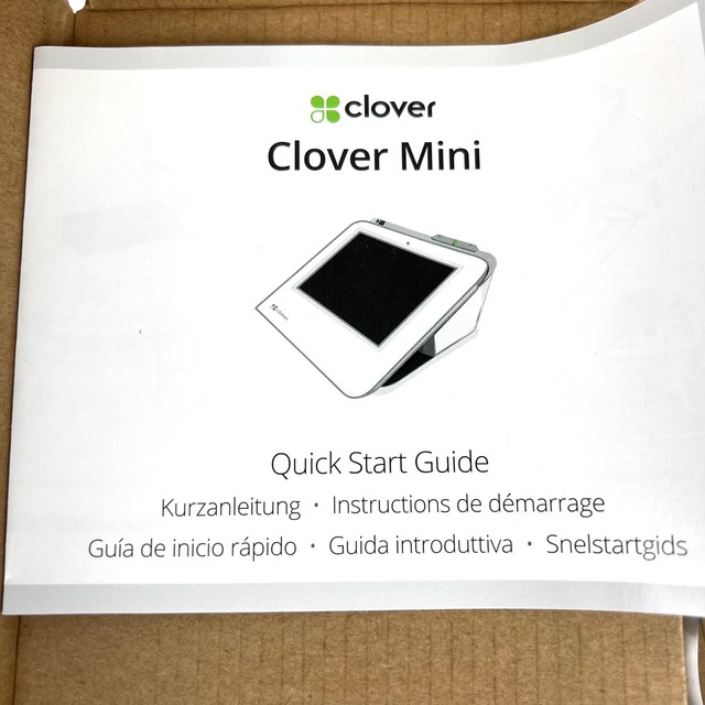 Clover Mini 2nd Generation C302U With Flagship POS Credit Card Terminal ...