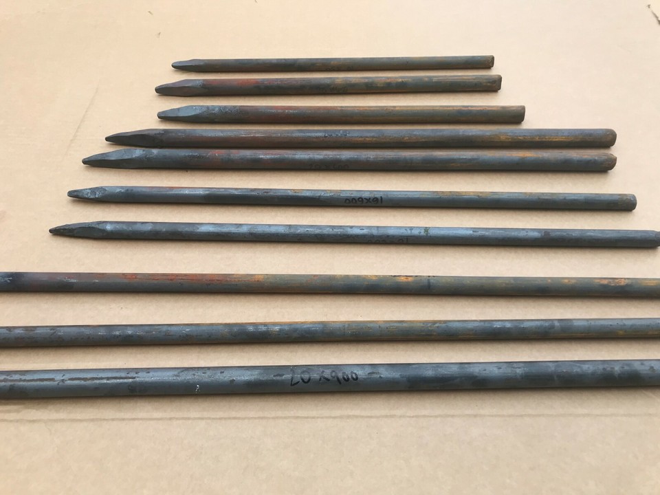 Steel Road form pins/12mm,16mm,18mm,20mm/Mild Steel Concrete Stakes | eBay
