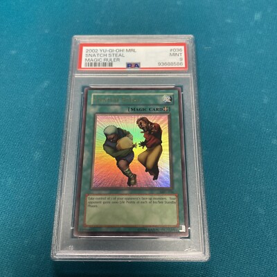 PSA 9 MINT 2002 Yu-Gi-Oh Magic Ruler MRL-036 Snatch Steal | eBay