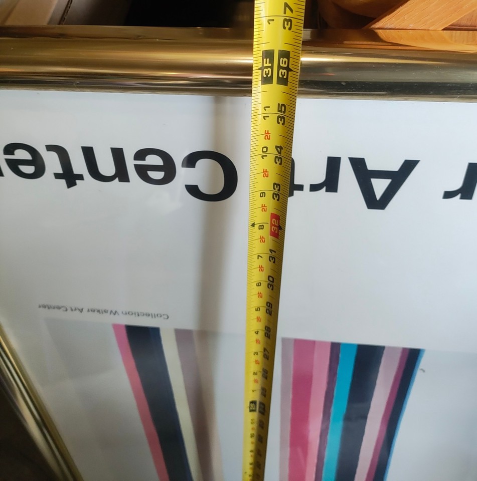 Morris Louis Walker Theater Lithograph Museum Poster Stripes Period | eBay