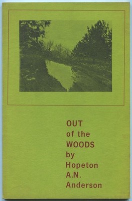 Hopeton A N ANDERSON / Out of the Woods Signed 1st Edition 1970 | eBay
