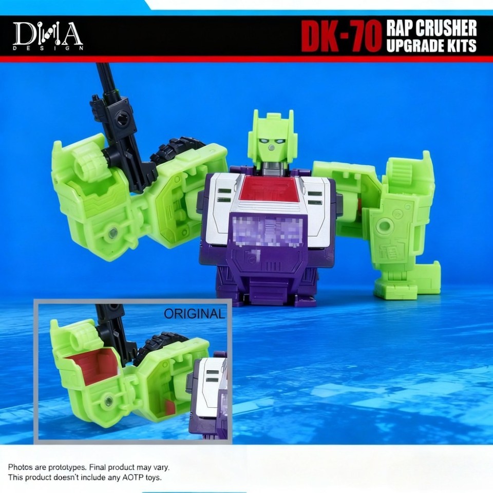 DK-70 Upgrade Kit DNA for SS86 Constructicons Bonecrusher Devastator ...