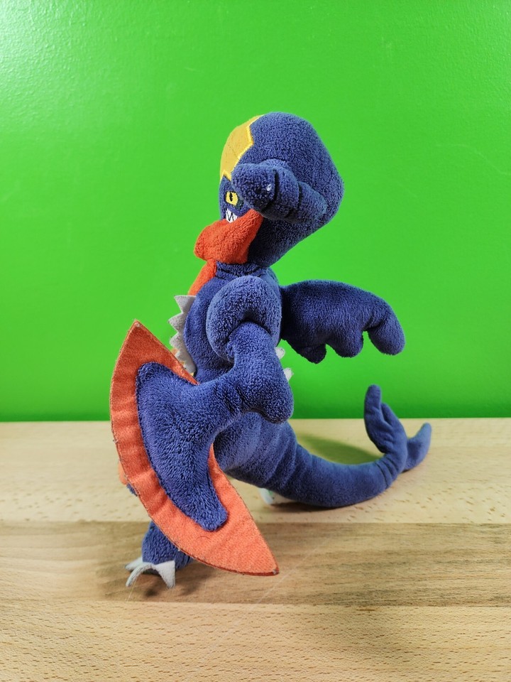 Pokemon Mega Garchomp 9" Plush Stuffed Animal Toy Doll Dragon Purple ...