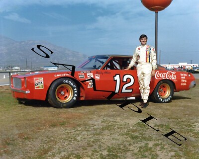 BOBBY ALLISON #12 COCA COLA CLOSE UP AT RIVERSIDE RACEWAY 8X10 GLOSSY ...