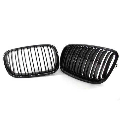 2* Car Kidney Grille Gloss Black Double Slat fit for BMW E70 X5 E71 X6 ...
