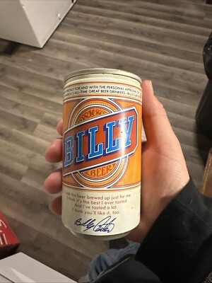 Billy Beer 12 oz. Aluminum Beer Can Vtg EMPTY Tab Intact | eBay