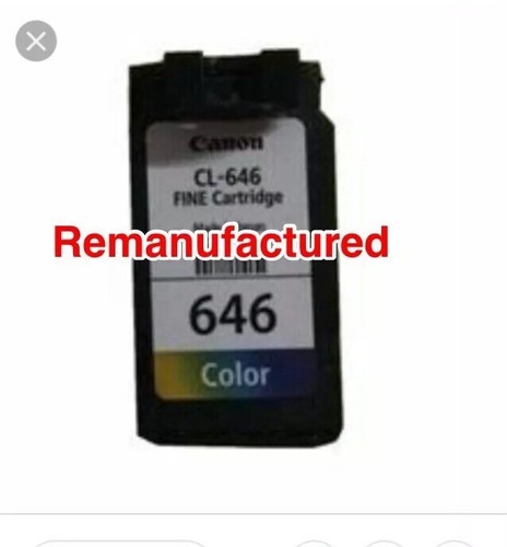 1x Remanufactured Canon CL-646 ink cartridge for MG2560 TS3160 TS3165 ...