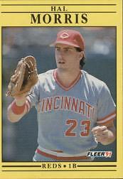 1991 Fleer Baseball Card #72 Hal Morris | eBay