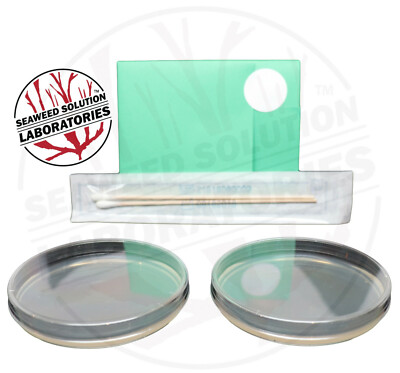 Sterilized Nutrient Agar 2, 100mm x 15mm Plates + Sterile Swabs | eBay