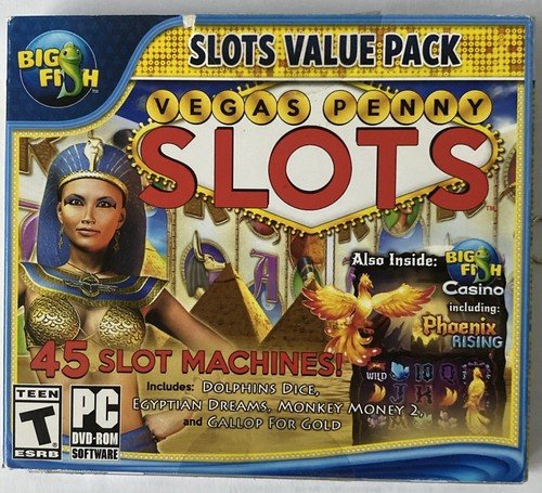 Vegas Penny Slots + Big Fish Casino Phoenix Rising PC DVD-ROM Software ...