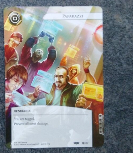 Netrunner LCG Paparazzi Official FFG Alt Art Card | eBay UK