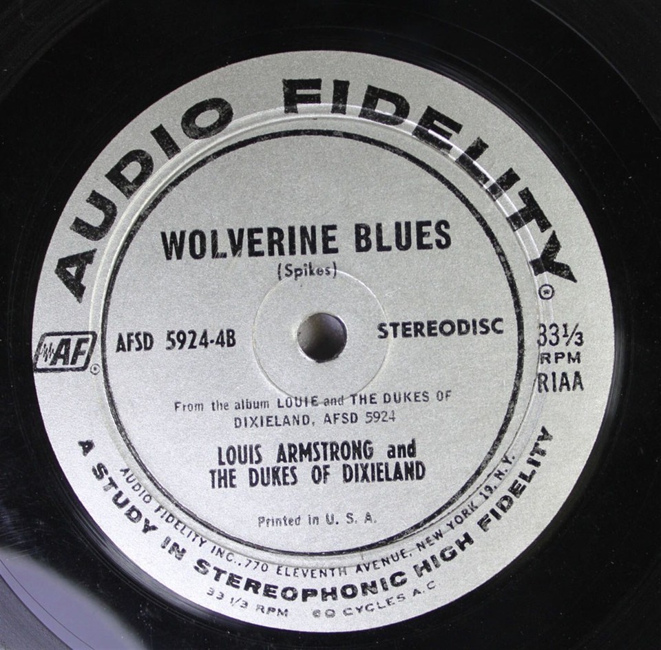 Compact 33 7" Louis Armstrong & Dukes Of Dixieland - Sheik of Araby ...