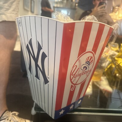 New York Yankees Popcorn Bucket NYC From Stadium Aaron Judge Jeter ...