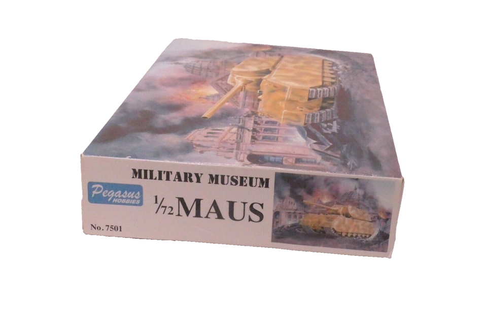 Pegasus 7501 World War II German Super Heavy Tank 'Maus' 1/72 Scale ...
