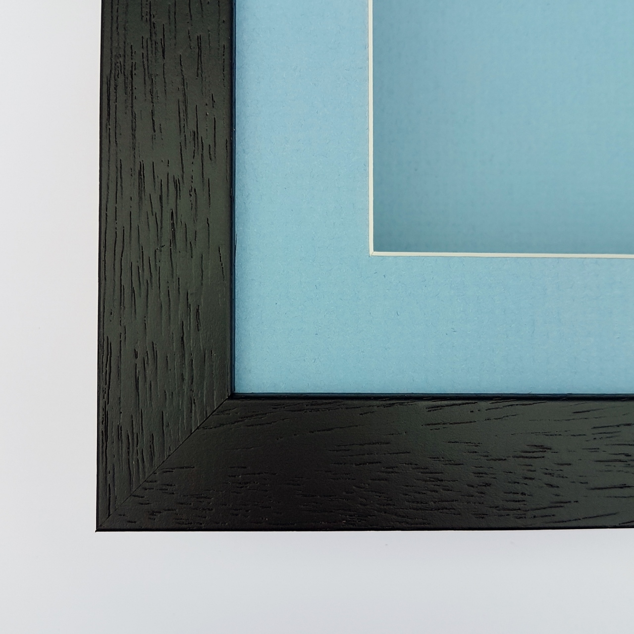 3D 5"x5"-20"x20" Flat Black Wood Picture Deep Box Frame for Medal Cast ...