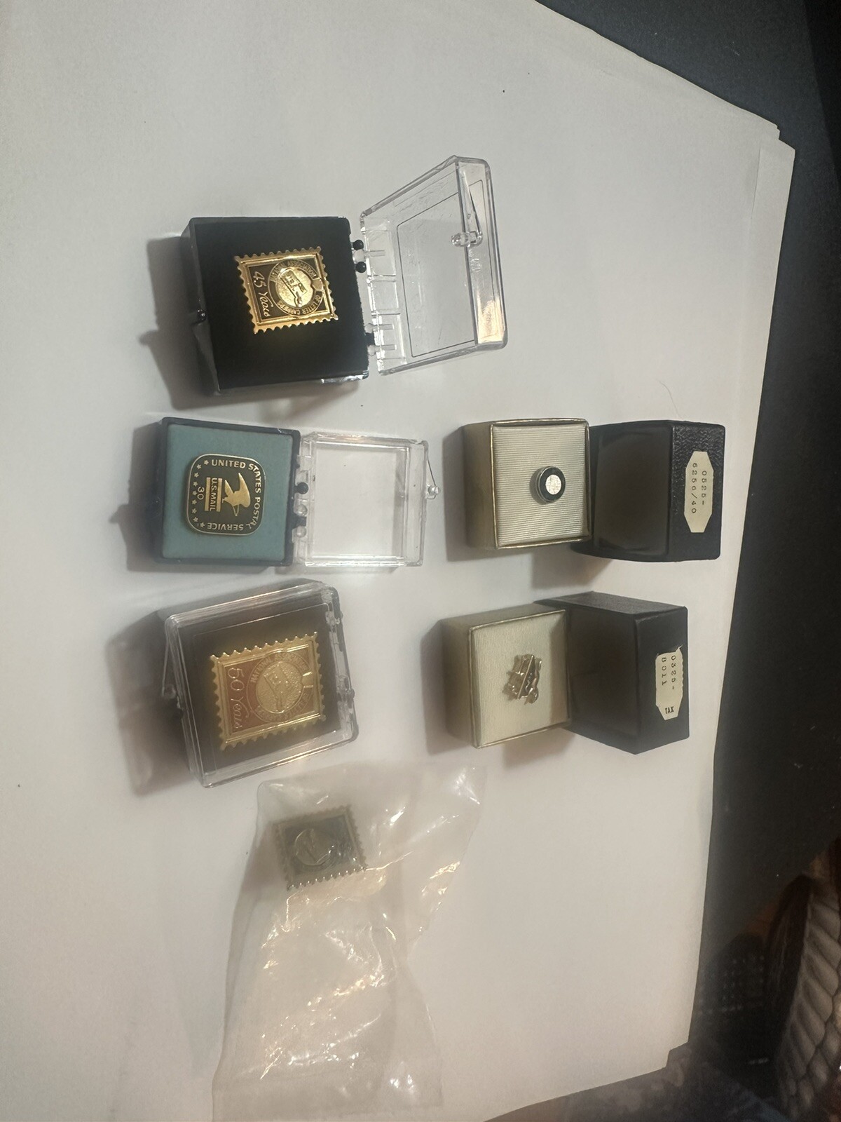 Postal Carrier Pins Lot Of 6 Us Mail Vintage USPS Stamp Shape | eBay