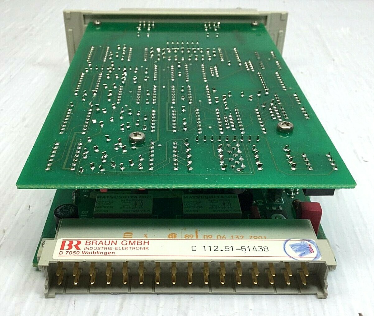 BRAUN GMBH C112.51 C112.51-61438 ALARM OVERSPEED PROTECTION MODULE | eBay