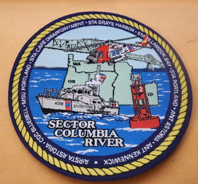 COAST GUARD SECTOR COLUMBIA RIVER HOOK & LOOP PATCH | eBay