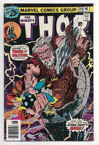 Thor #248 Marvel Comics 1976 John Buscema art / Jane Foster / Hildegard ...