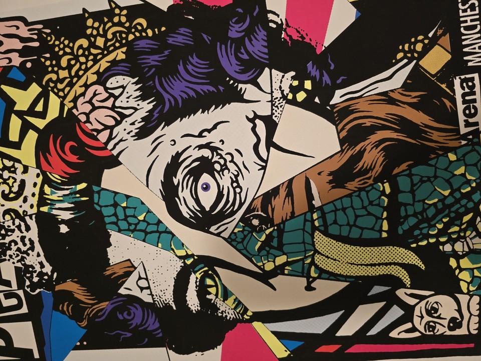 Pearl Jam Poster, Manchester, UK, 2012, Show Edition. Ames- Very Good ...