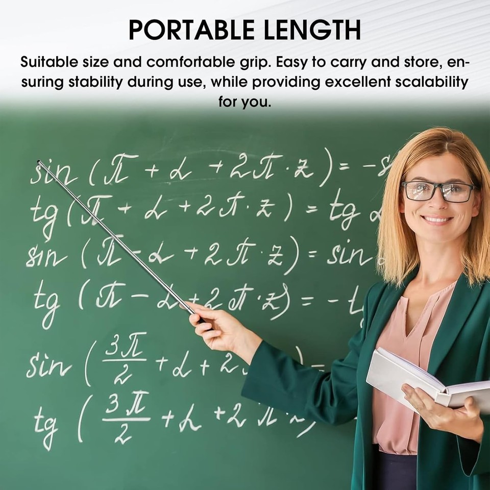 Teachers Pointer, Teachers Pointer Stick Extendable Retractable ...