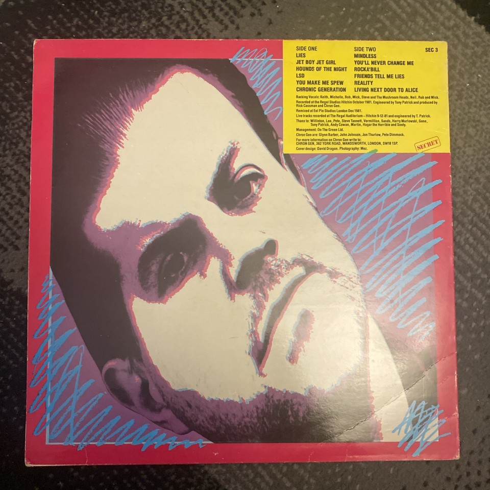 Chron Gen . Chronic Generation LP C/w 7” & INSERT . UK 82 | eBay UK