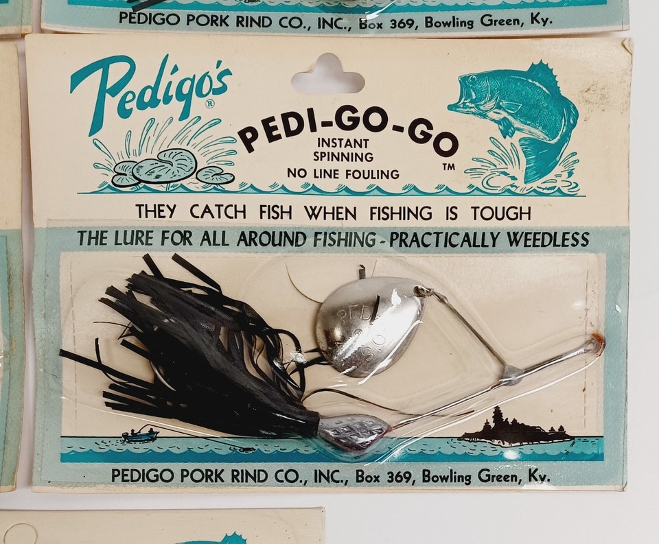 Vintage Pedigo's Pedi-Go-Go Spinrite Fishing Lure Lot Kentucky - NOS ...