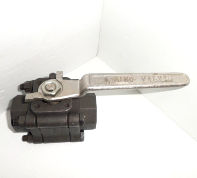 ⭐NEW⭐RINO VALVES 44-ISO-46-MT 1" WCB BALL VALVE WELD SOCKET 3-PC ...