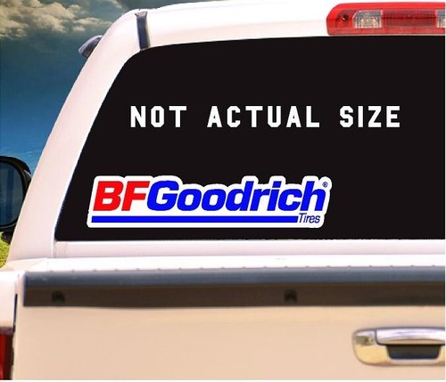 BFGOODRICH Tires Sticker Decal 2" H x 8" W Laminated | White | Vinyl ...