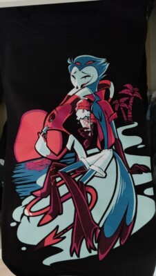 Helluva Boss Stolitz Limited Summer Edition "Stolas & Blitzø Beach" T ...