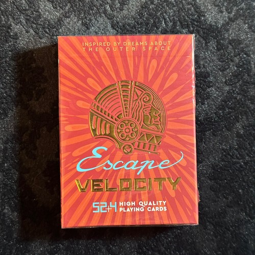 Escape Velocity Red Edition Playing Cards From Kickstarter | eBay