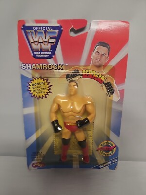 WWF WWE Ken Shamrock Just Toys Bend-Ems Series 7 Wrestling Action ...