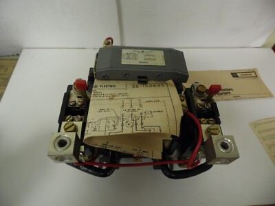NEW GENERAL ELECTRIC CR106F002/CR106F004 SIZE 4 STARTER 120V OR 480V ...
