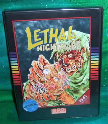 NEW SRS HOME VIDEO POLONIA BROTHERS LETHAL NIGHTMARE HORROR MOVIE DVD ...