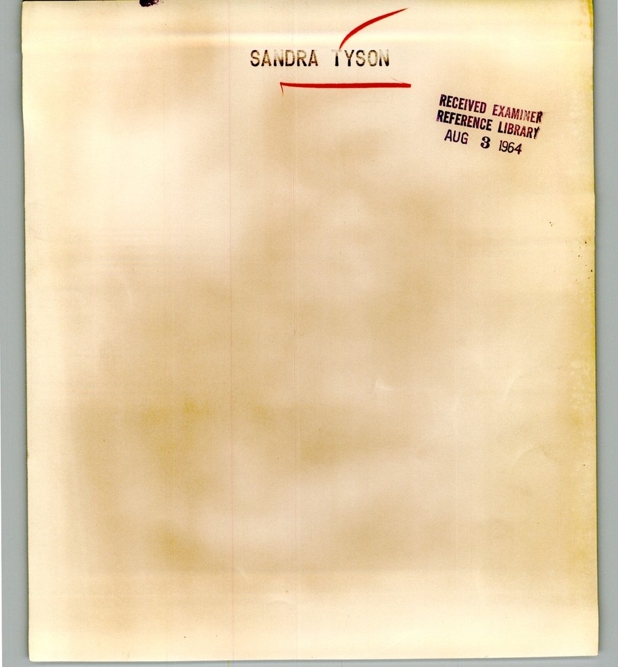 LAS VEGAS Hotel Tropicana DANCER SANDRA TYSON VINTAGE 1964 Press Photo ...