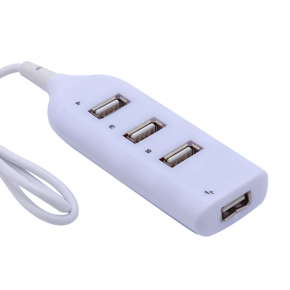 Wired Micro USB 2.0 4-Port Distributor Multi Hub Splitter Power For PC ...