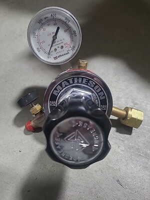 MATHESON 8-350 GAS REGULATOR DUAL GAUGE 3000 PSI | eBay
