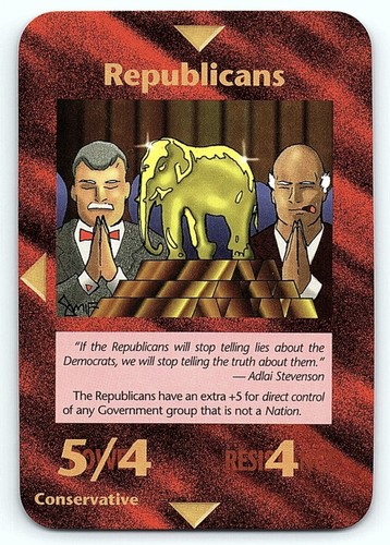 Illuminati New World Order INWO UnLimited Card Game NWO UC Republicans ...