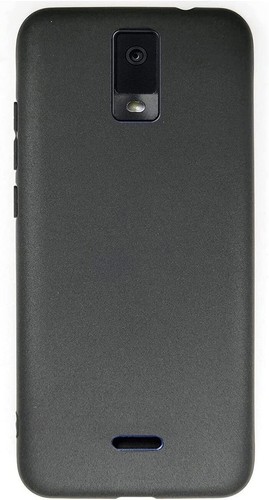 For BLU View 3 B140DL - Black TPU Gummy Rubber Phone Case Skin Silicone ...