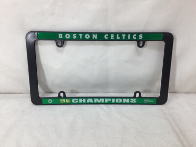 2024 NBA Finals World Champions Boston Celtics Plastic License Plate ...