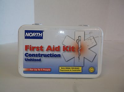 NORTH BY HONEYWELL 019729-0016L First Aid Kit, Unitized, White, 74Pcs ...