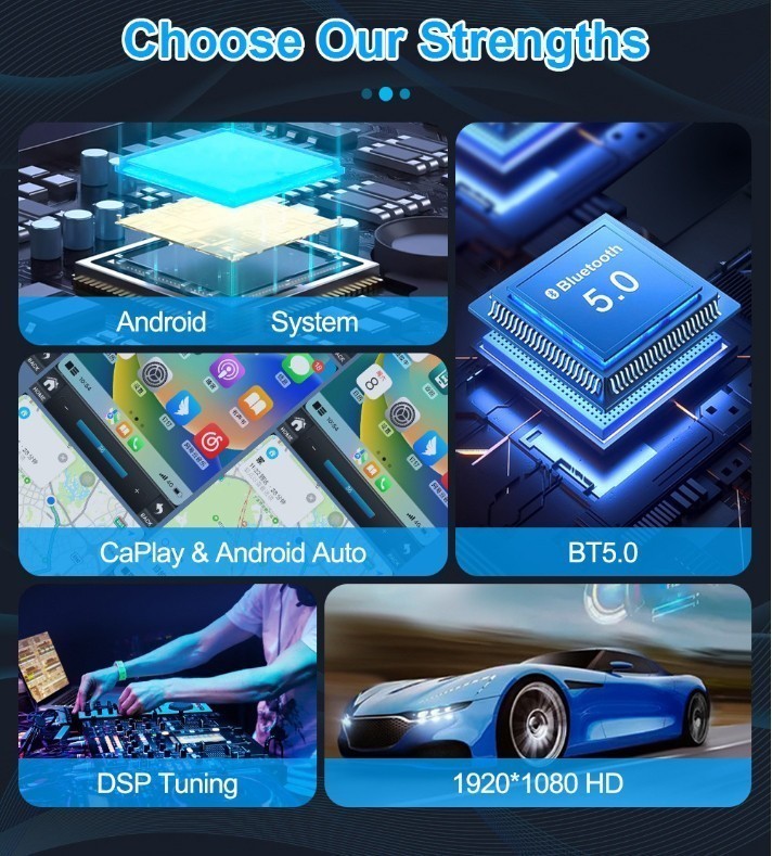 14.6'' 8+256G Car Stereo Radio Android Carplay GPS Wi-Fi For Toyota ...