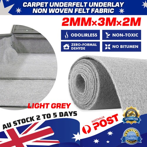 3*2M Light grey Non-Woven Felt Auto Carpet Underfelt Material ...